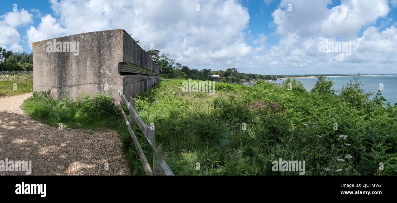 Panaramic view of Fort Henry, a Grade II listed World War Two ...