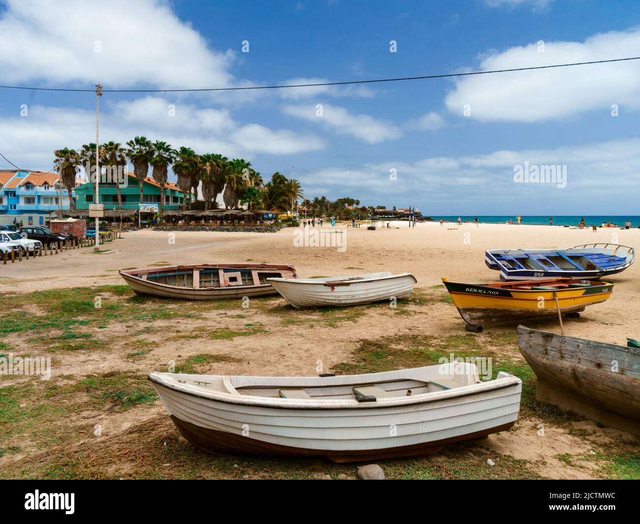 Fishing boats in their natural environment Stock Photo - Alamy