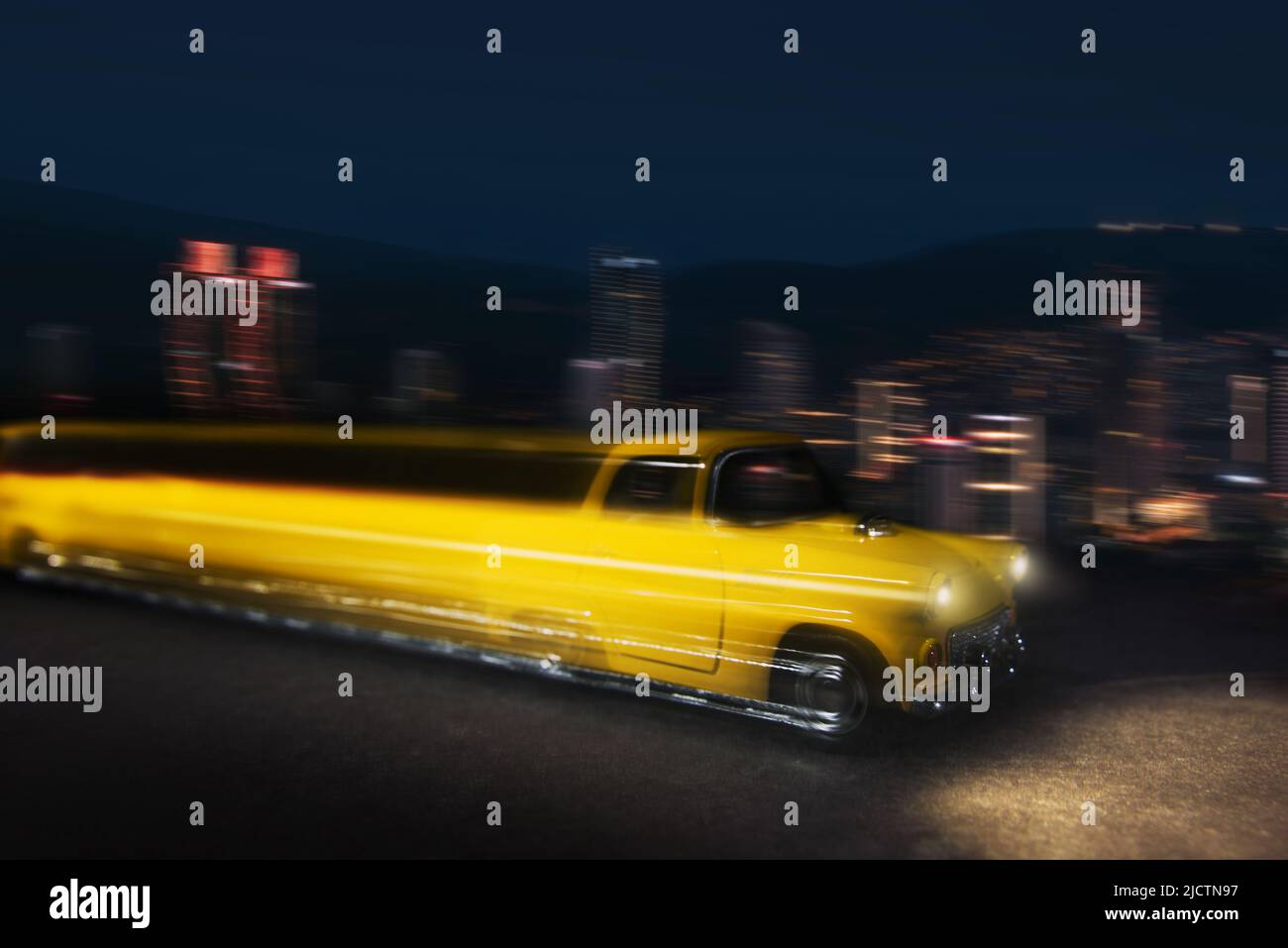 Fast going toy model car with motion blur and on a motion blur ...