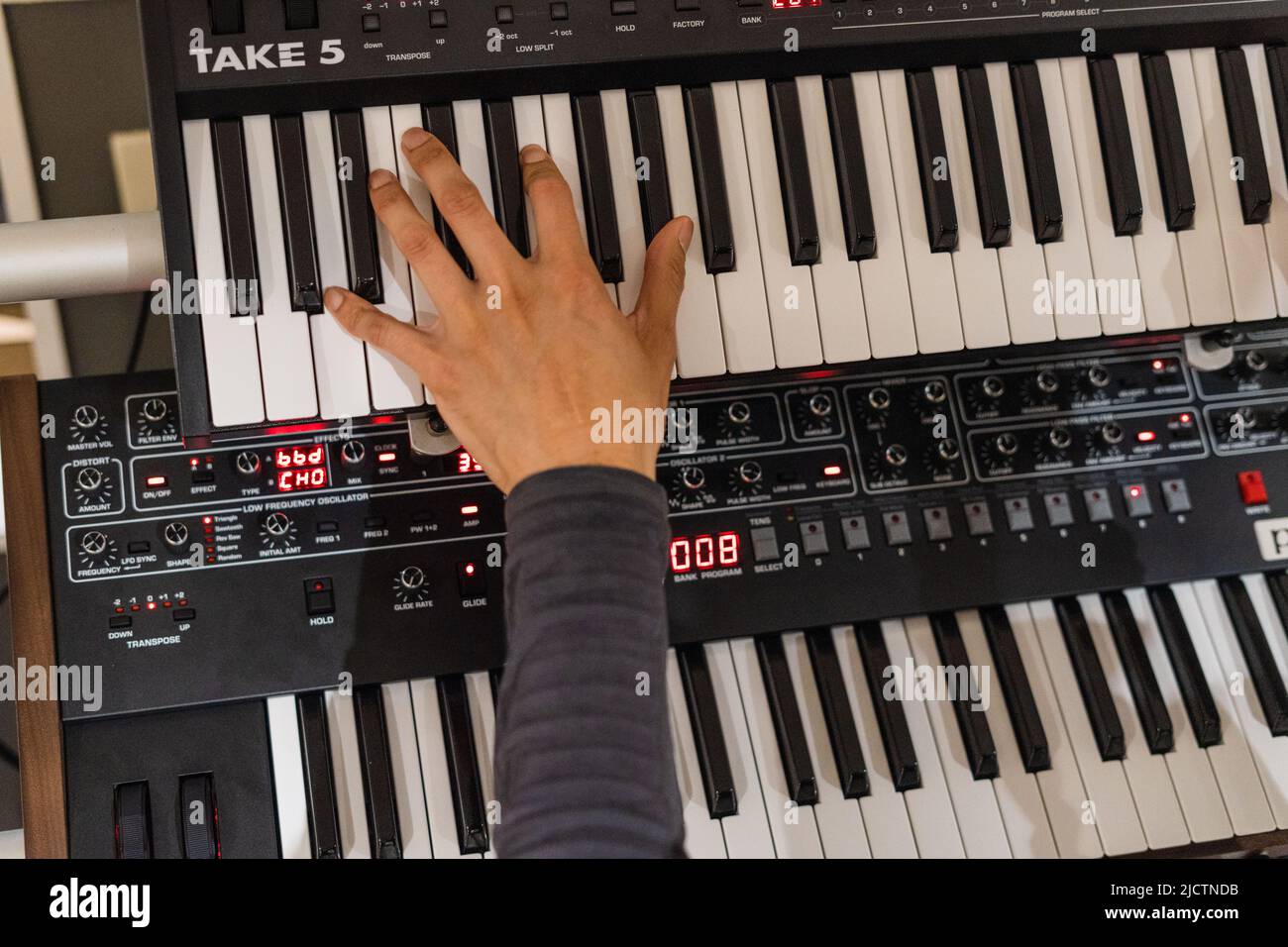 Keyboard and Synth Keys Stock Photo - Alamy