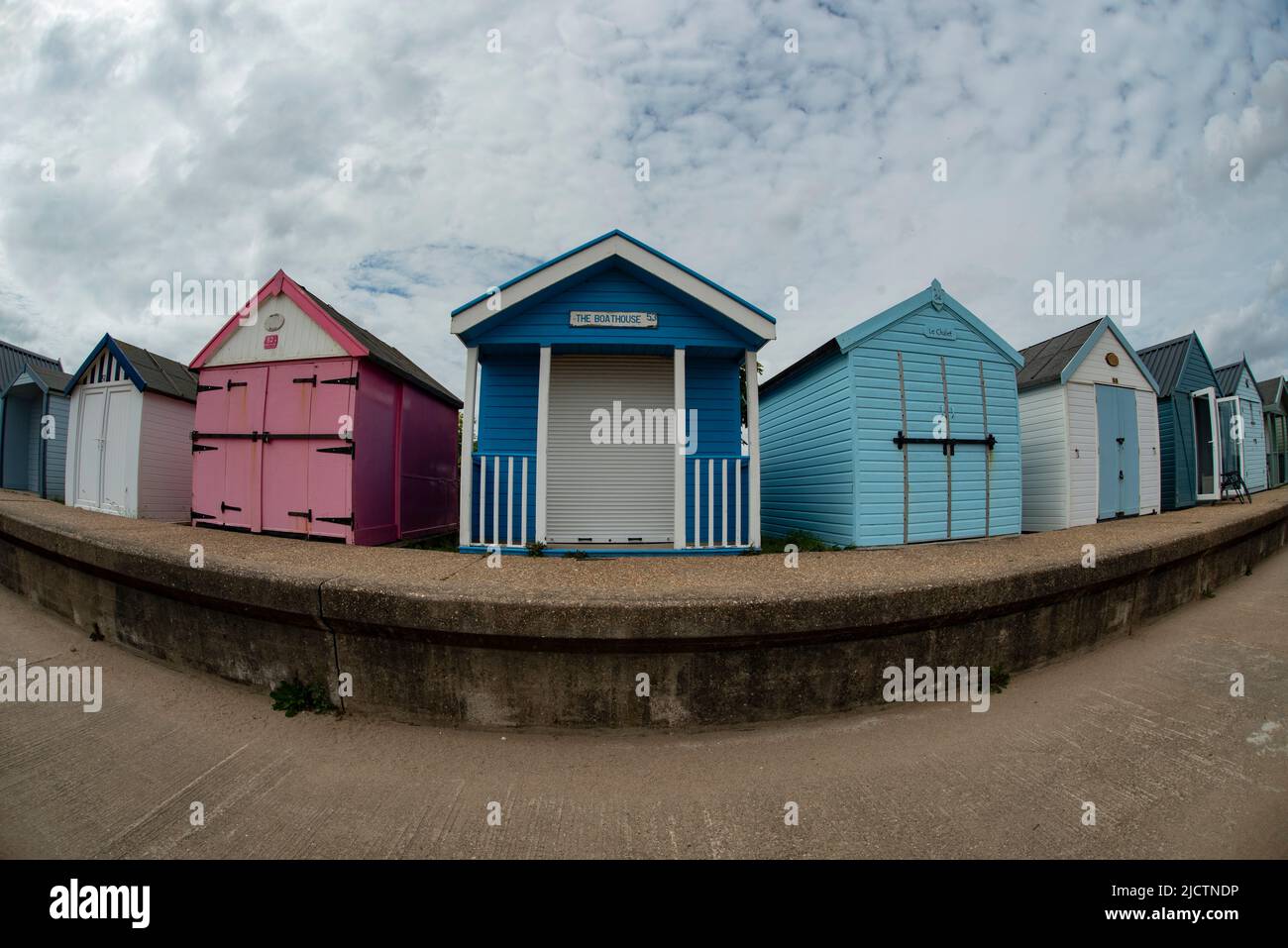Beach Huts / Houses at North Sea Observatory, Chapel Point Beach ...