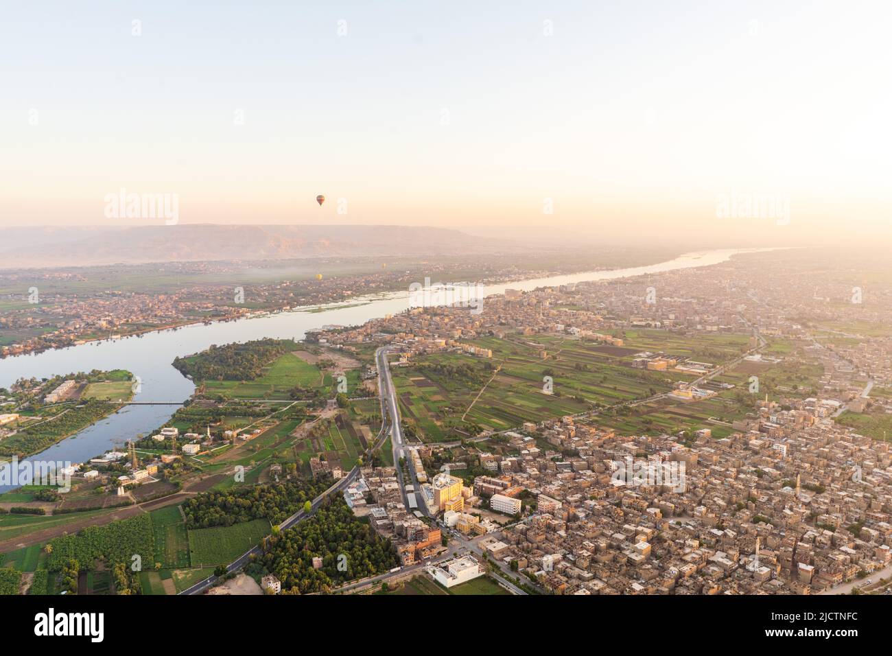 Hot Air Balloon. Luxor, Egypt Stock Photo - Alamy