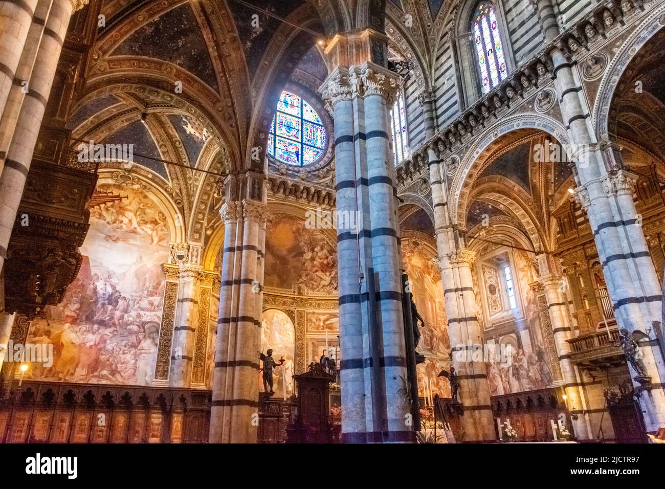 Siena palazzo comunale interior hi-res stock photography and images - Alamy