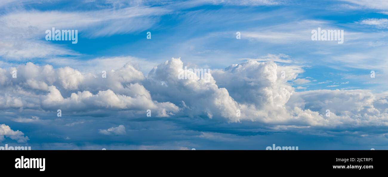 Dramatic Clouds on blue sky Stock Photo - Alamy