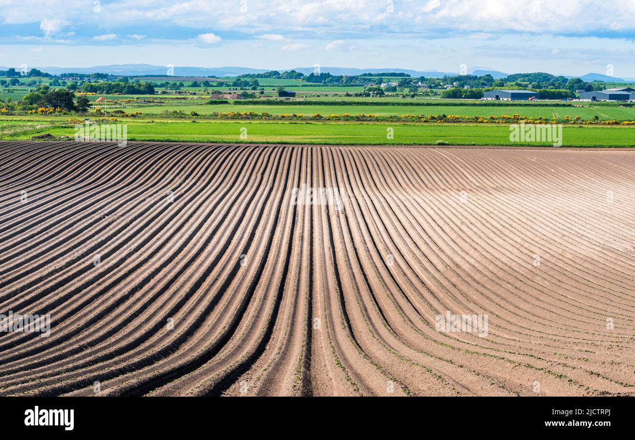 Fields and Farmlands, English Village, England, Europe Stock Photo - Alamy