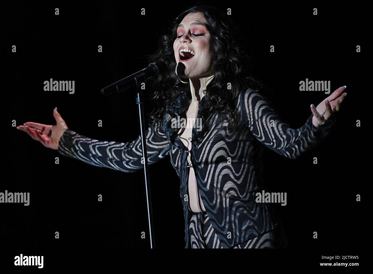 English singer-songwriter Jessie J performs at the Centurion golf club ...