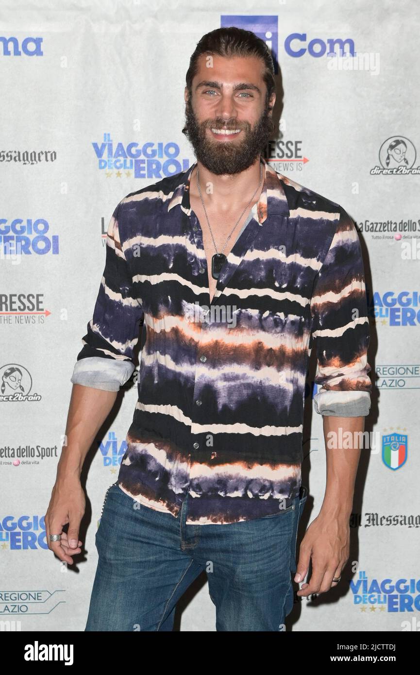 Rome, Italy. 15th June, 2022. Mario Ermito attends the premiere of the ...