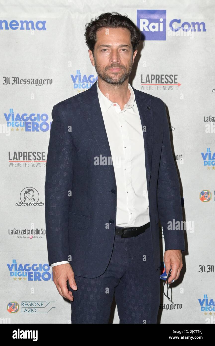 Rome, Italy. 15th June, 2022. Luca Capuano attends the premiere of the ...