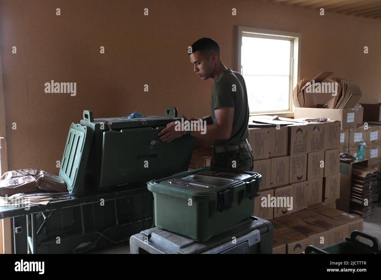 A U.S. Marine with 1st Battalion, 8th Marine Regiment, 2D Marine ...