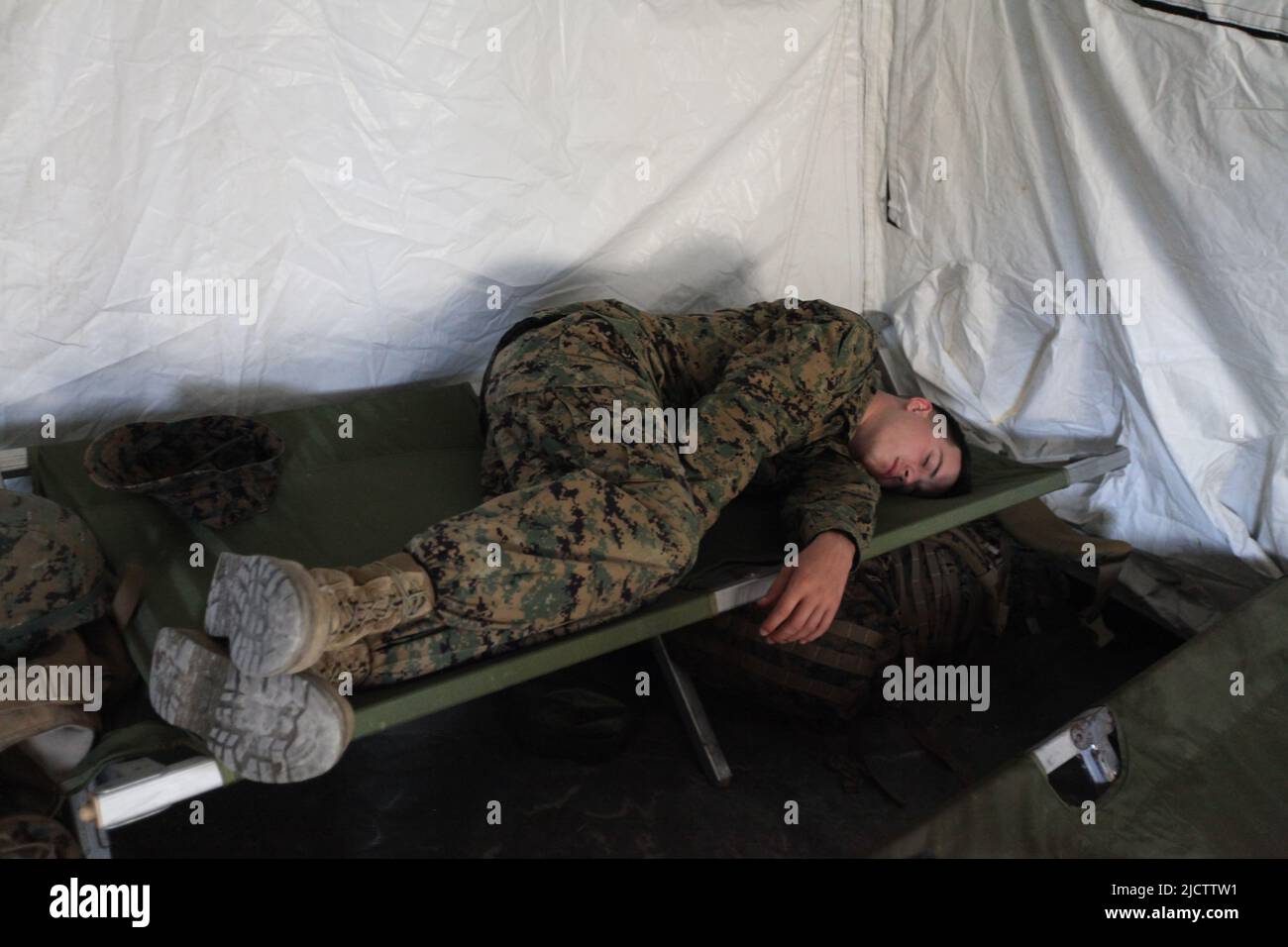 A U.S. Marine with 1st Battalion, 8th Marine Regiment, 2D Marine ...