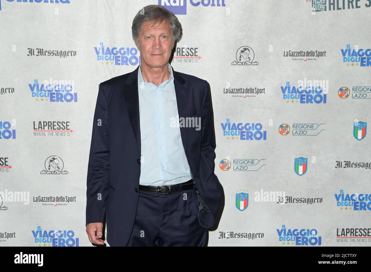Fulvio Collovati attends the premiere of the movie Il viaggio degli ...