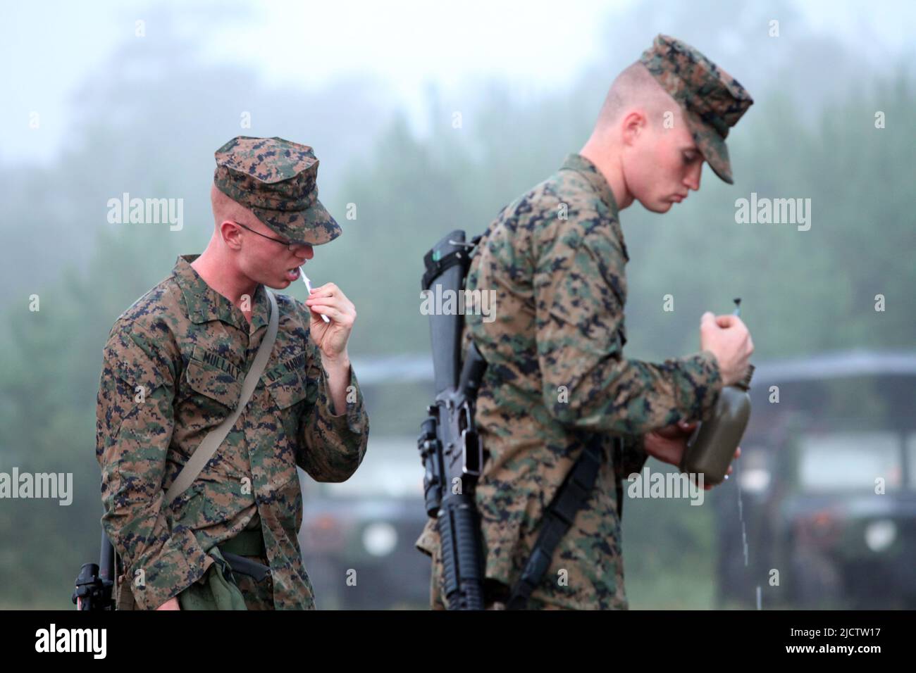 U.S. Marines with 1st Battalion, 8th Marine Regiment (1/8), 2D Marine ...