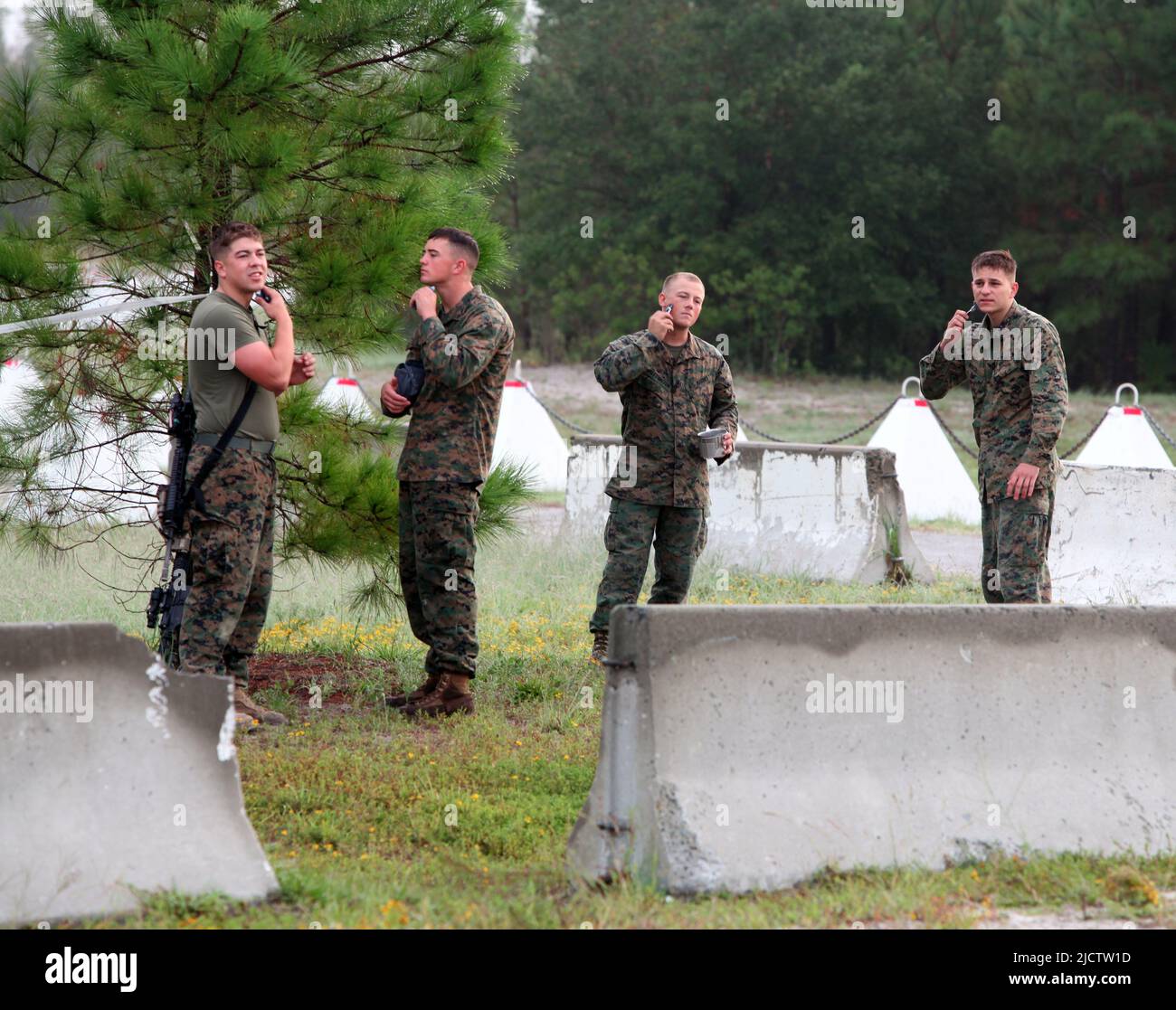 U.S. Marines with 1st Battalion, 8th Marine, Regiment (1/8), 2D Marine ...