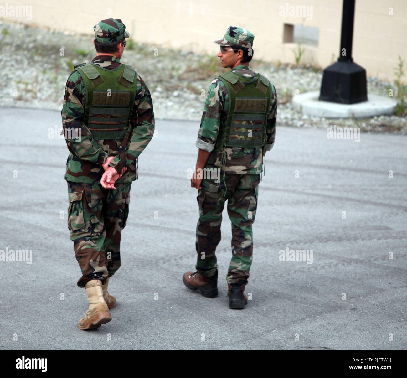 Afghan National Army role players are patroling for 1st Battalion, 8th ...