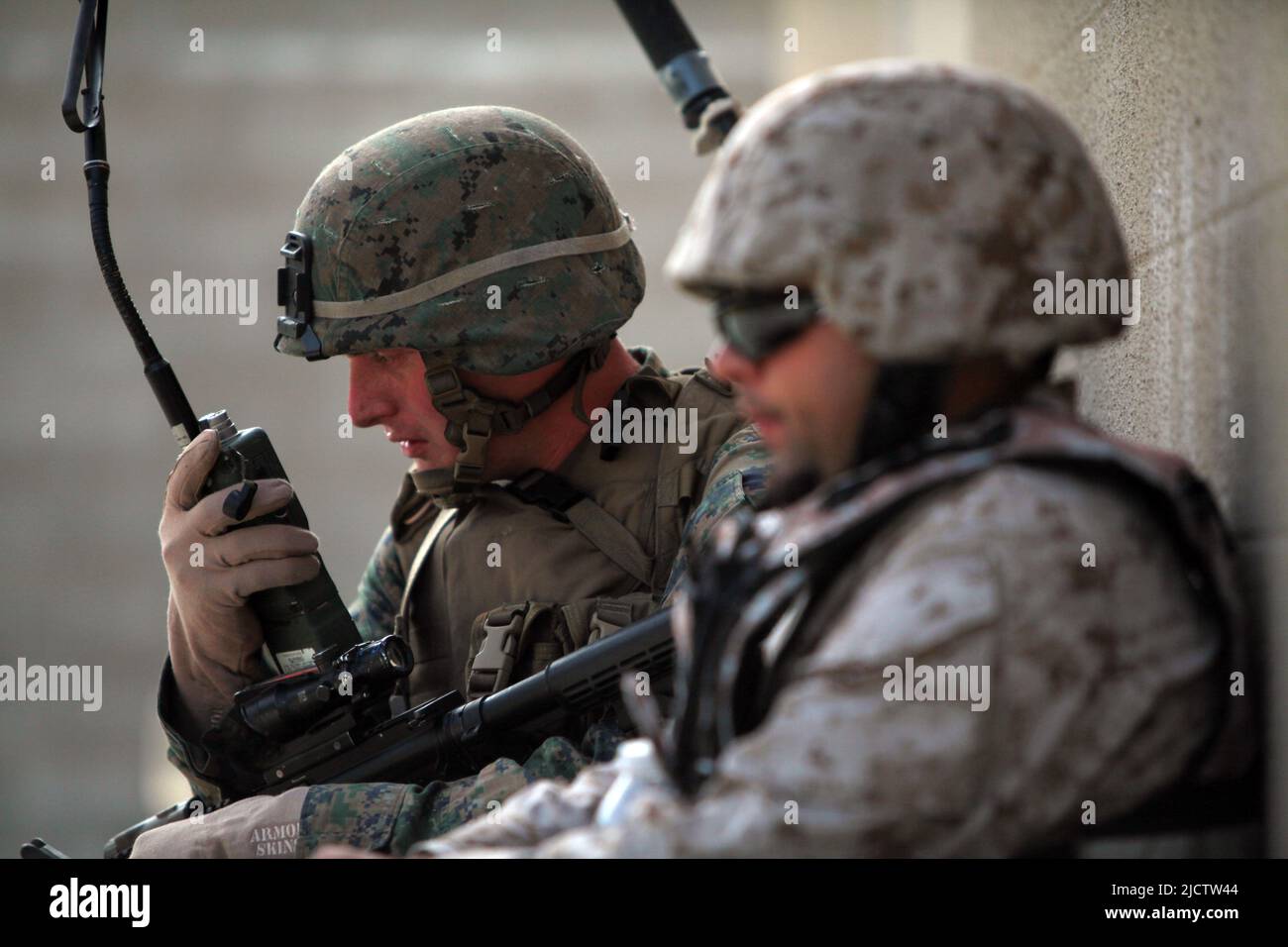 A U.S. Marine with 1st Battalion, 8th Marine Regiment (1/8), 2D Marine ...