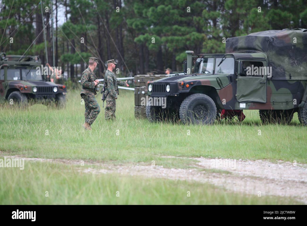 U.S. Marines with Headquarters & Service Company, 1st Battalion, 8th ...