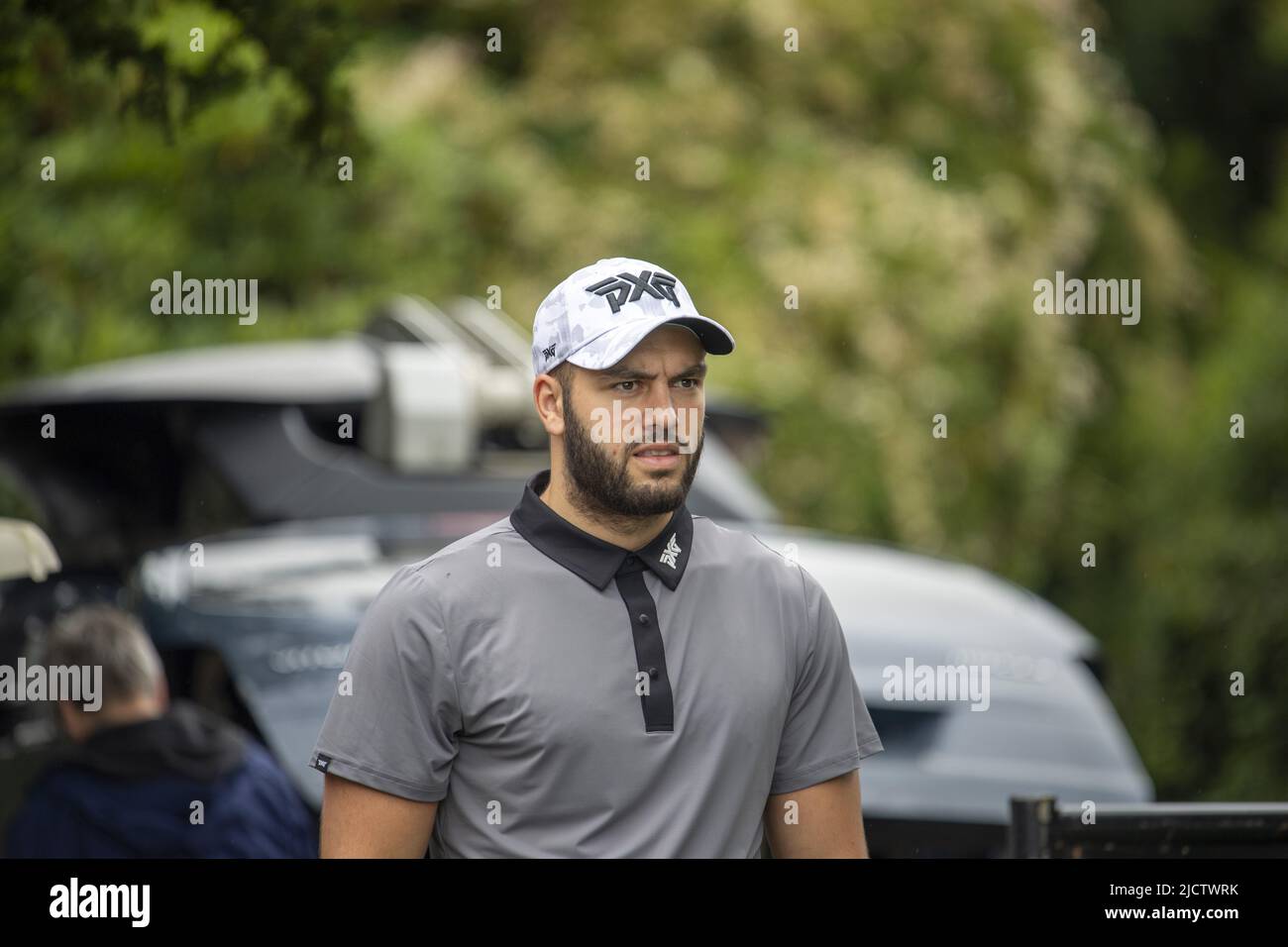 Love Island winner Finn Tapp at British Par 3 Featuring: Finn Tapp ...