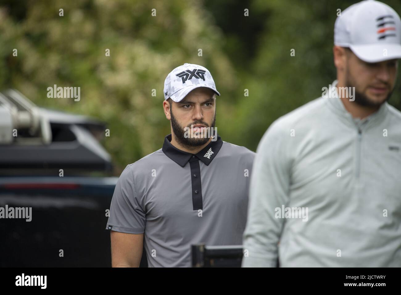 Love Island winner Finn Tapp at British Par 3 Featuring: Finn Tapp ...