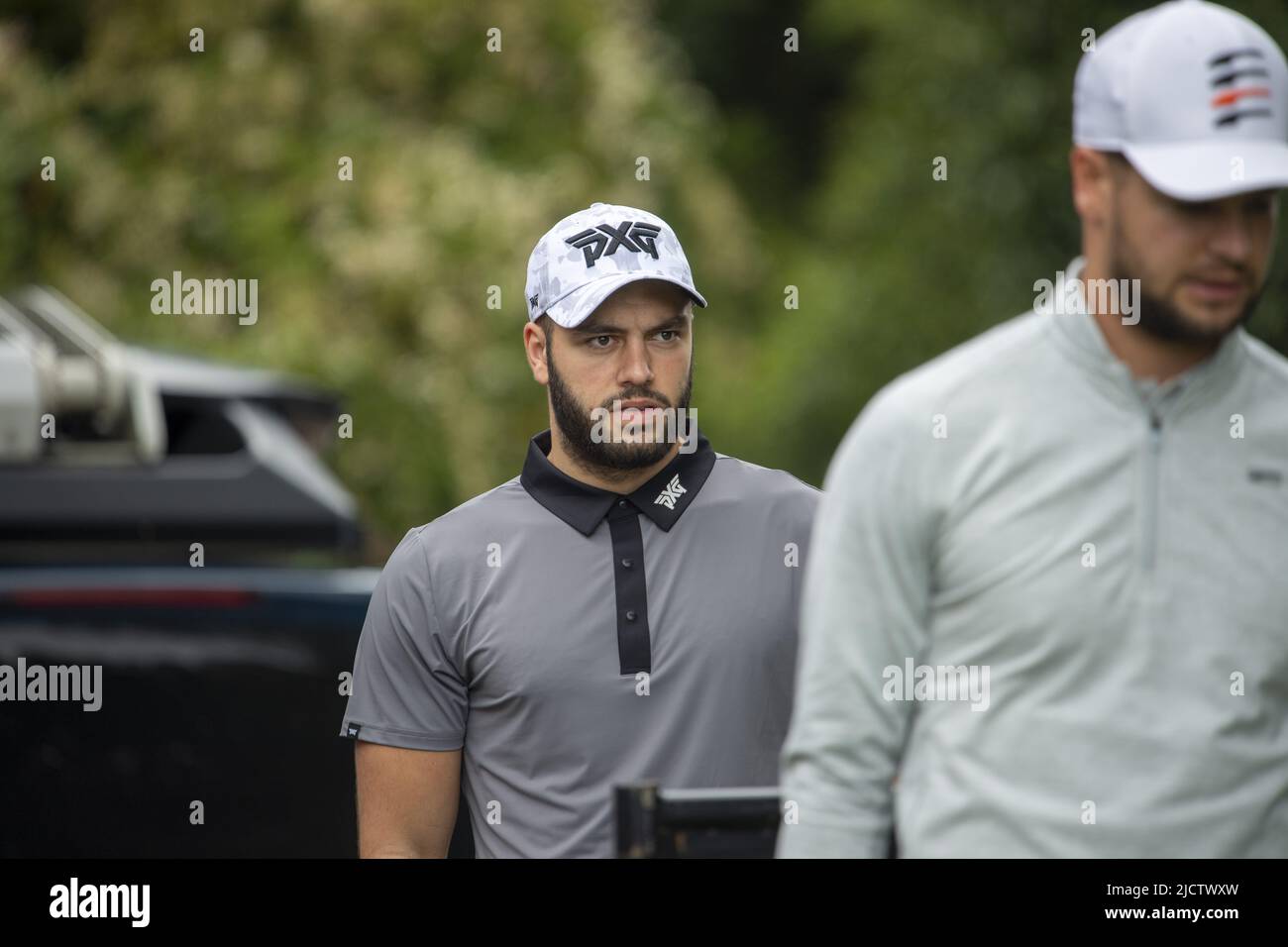 Love Island winner Finn Tapp at British Par 3 Featuring: Finn Tapp ...