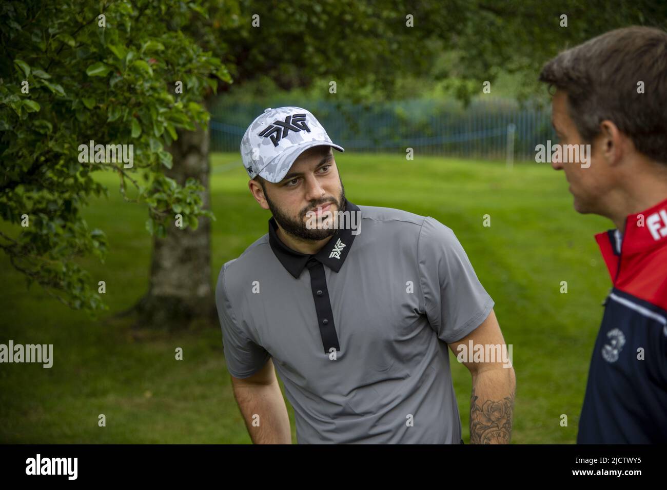 Love Island winner Finn Tapp at British Par 3 Featuring: Finn Tapp ...