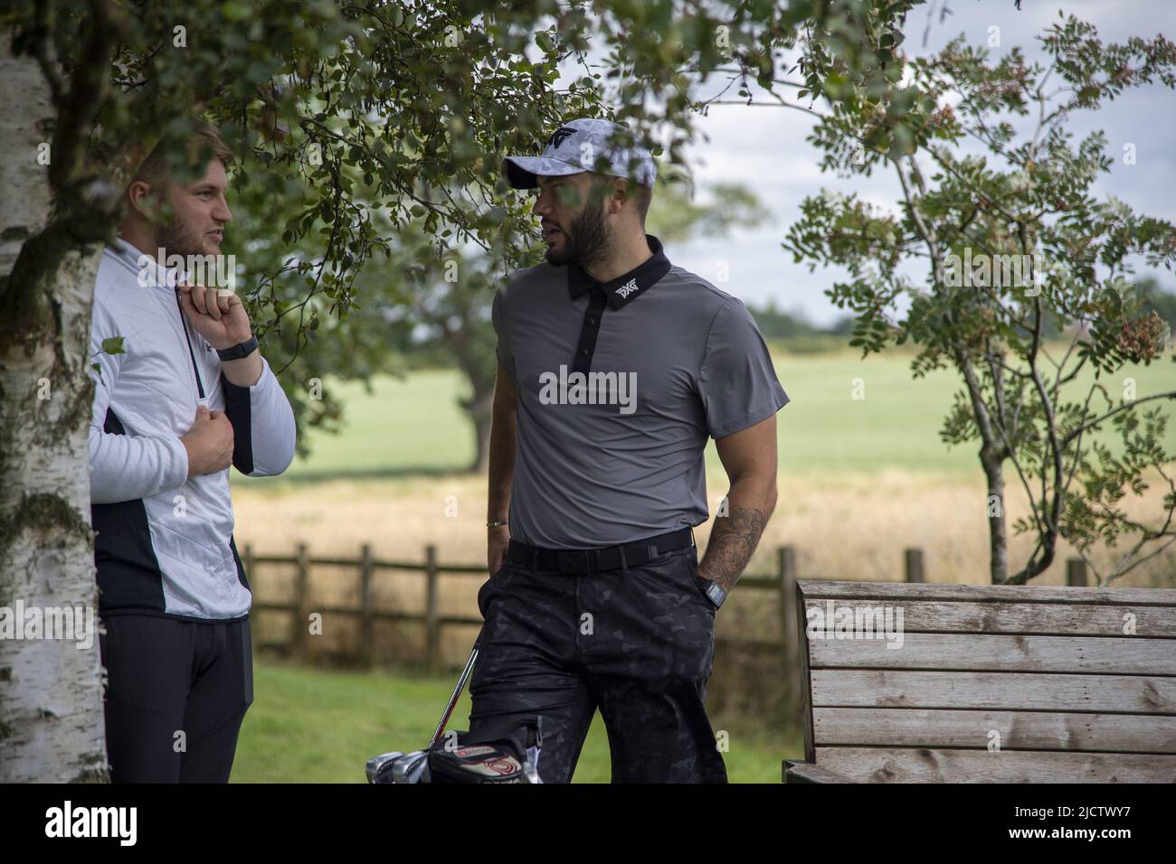 Love Island winner Finn Tapp at British Par 3 Featuring: Finn Tapp ...