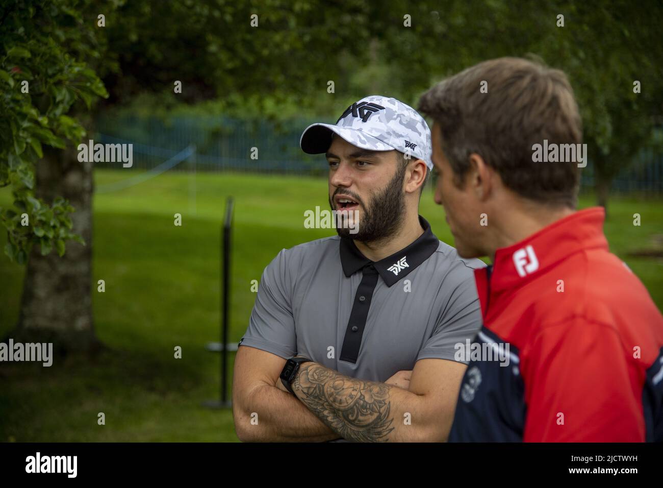 Love Island winner Finn Tapp at British Par 3 Featuring: Finn Tapp ...