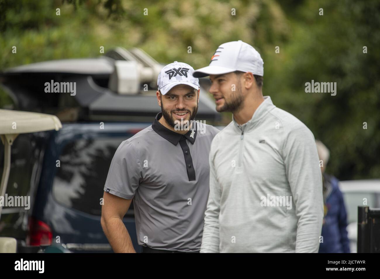Love Island winner Finn Tapp at British Par 3 Featuring: Finn Tapp ...