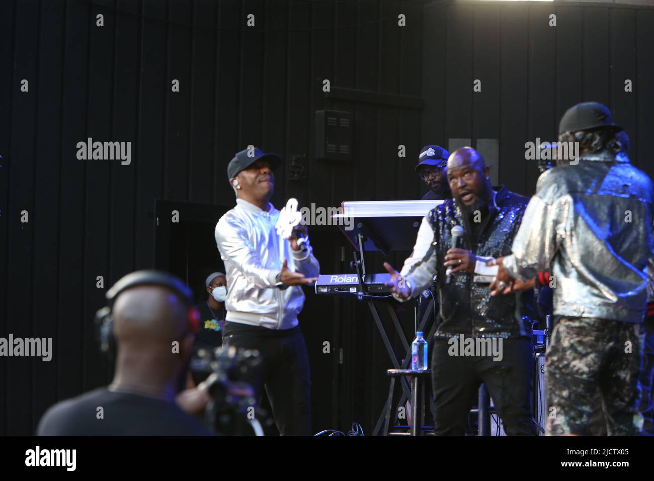 Dru Hill performing live at the Dell East Music Center Summer Concert ...