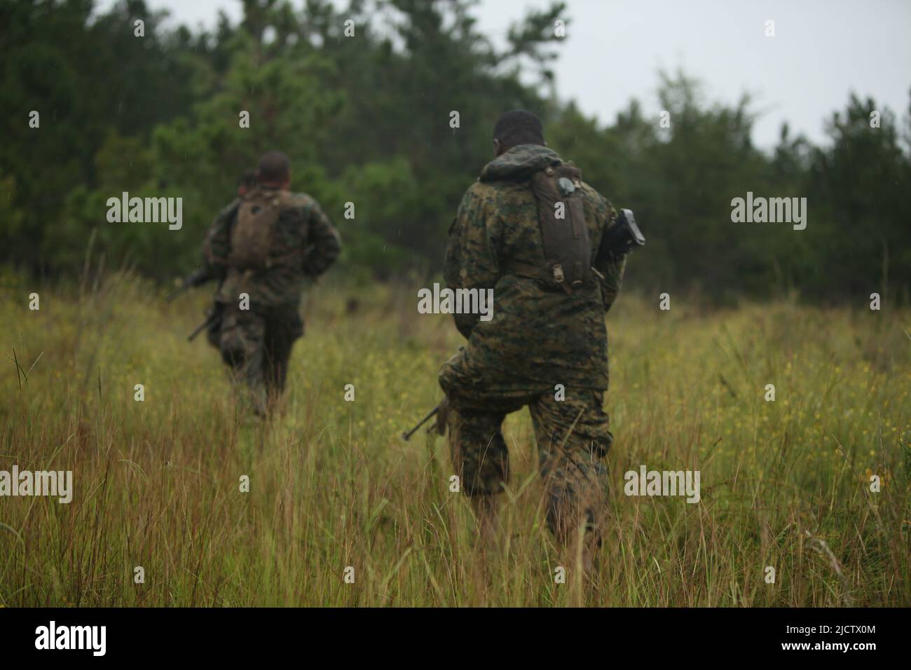 U.S. Marines with Charlie Company, 1st Battalion, 8th Marine Regiment (1/8), 2D Marine Division ...