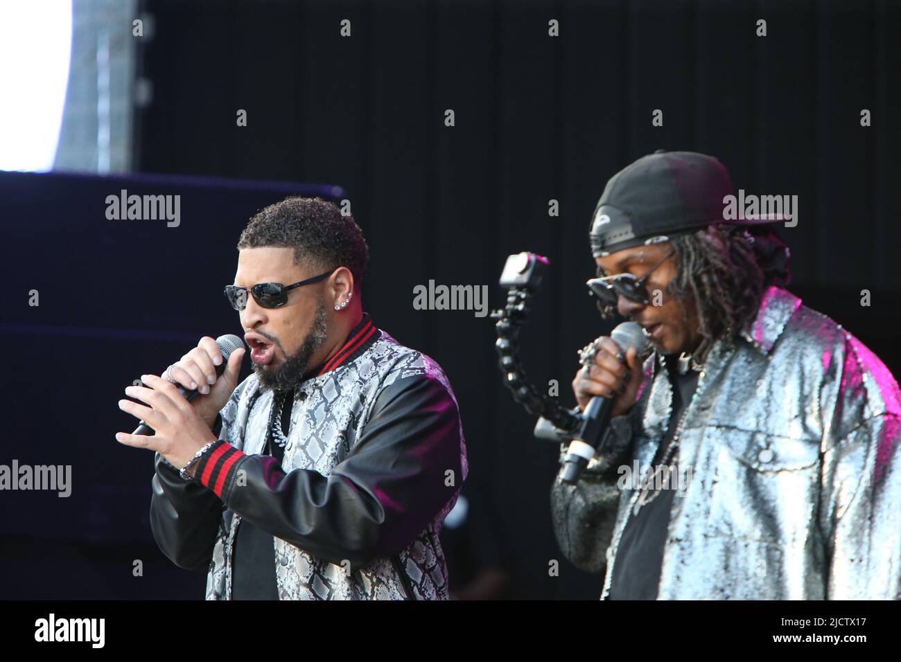 Dru Hill performing live at the Dell East Music Center Summer Concert ...