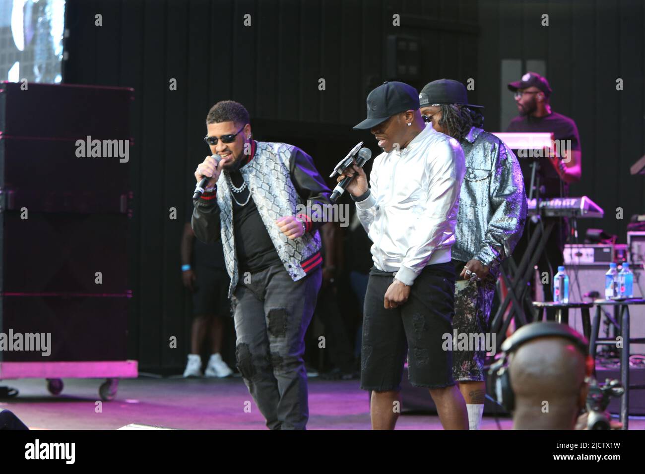 Dru Hill performing live at the Dell East Music Center Summer Concert ...