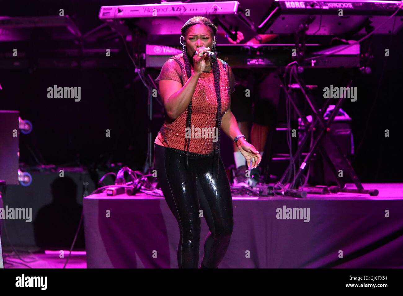 SWV performing live at the Dell Music Center Concert Series in ...