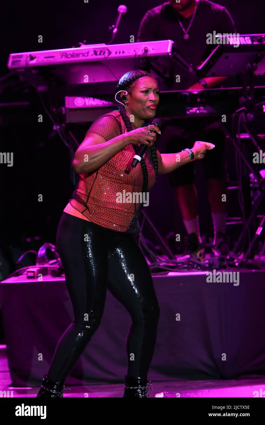SWV performing live at the Dell Music Center Concert Series in ...