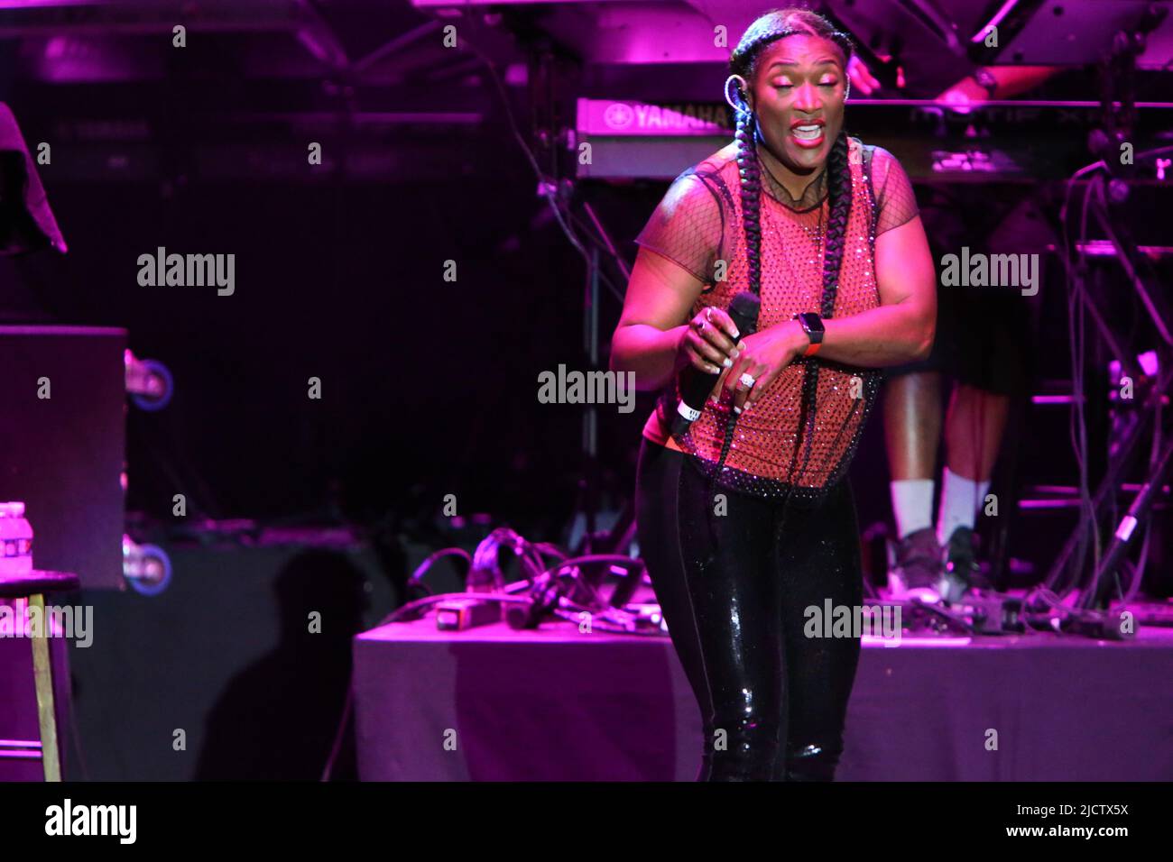 SWV performing live at the Dell Music Center Concert Series in ...