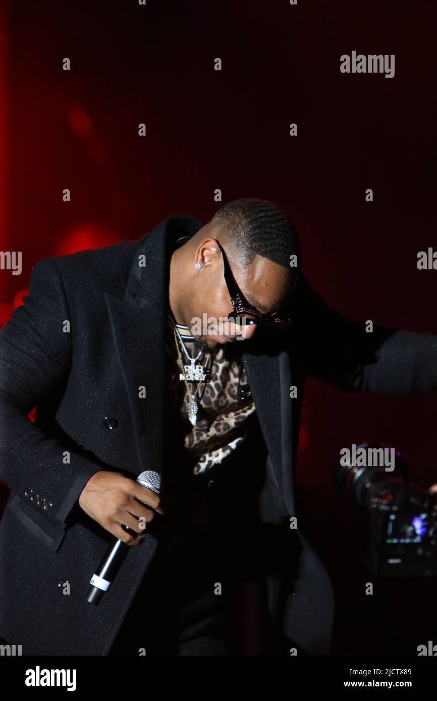 R&B Singer Tank performing live at the Dell Music Center Summer Concert ...