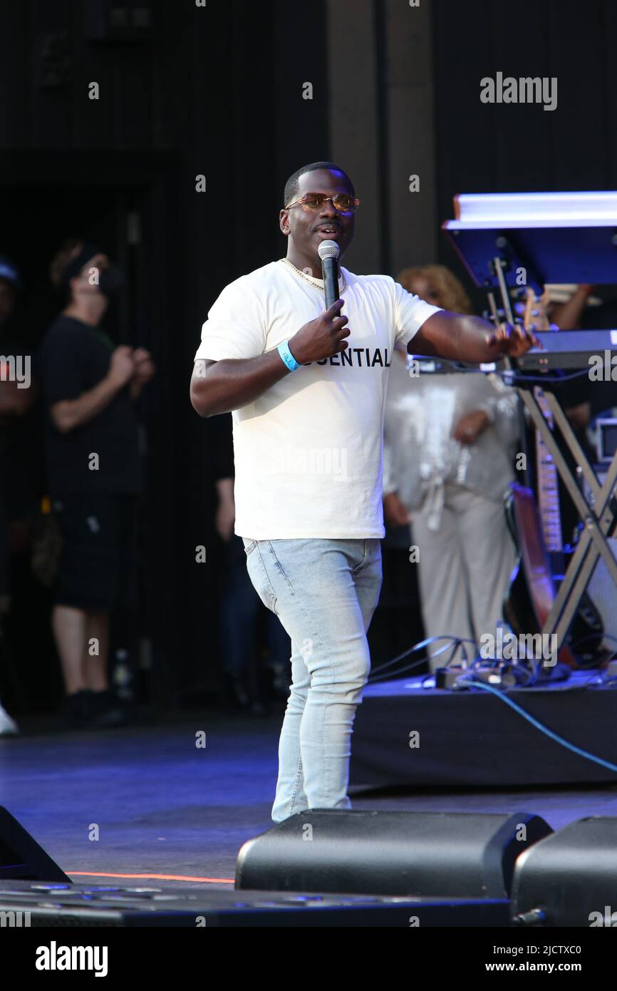 Comedian Skeet Carter performing live comedy at the Dell East Music ...