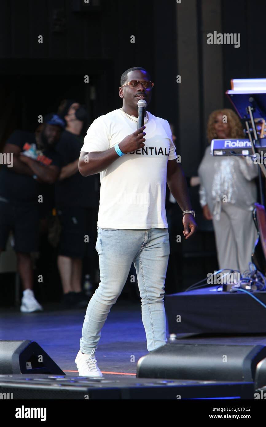 Comedian Skeet Carter performing live comedy at the Dell East Music ...