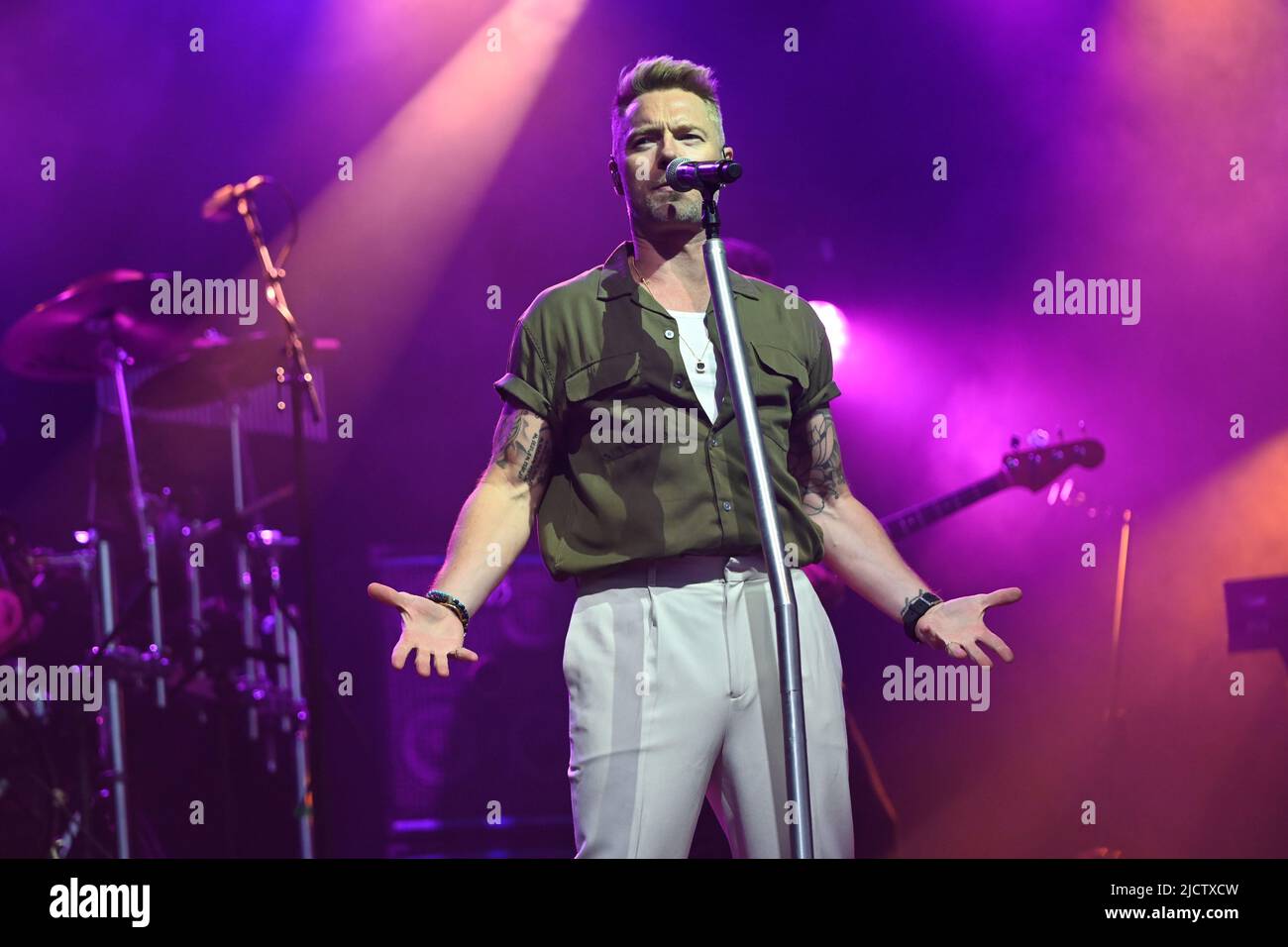 Boyzone singer and television & radio presenter Ronan Keating ...