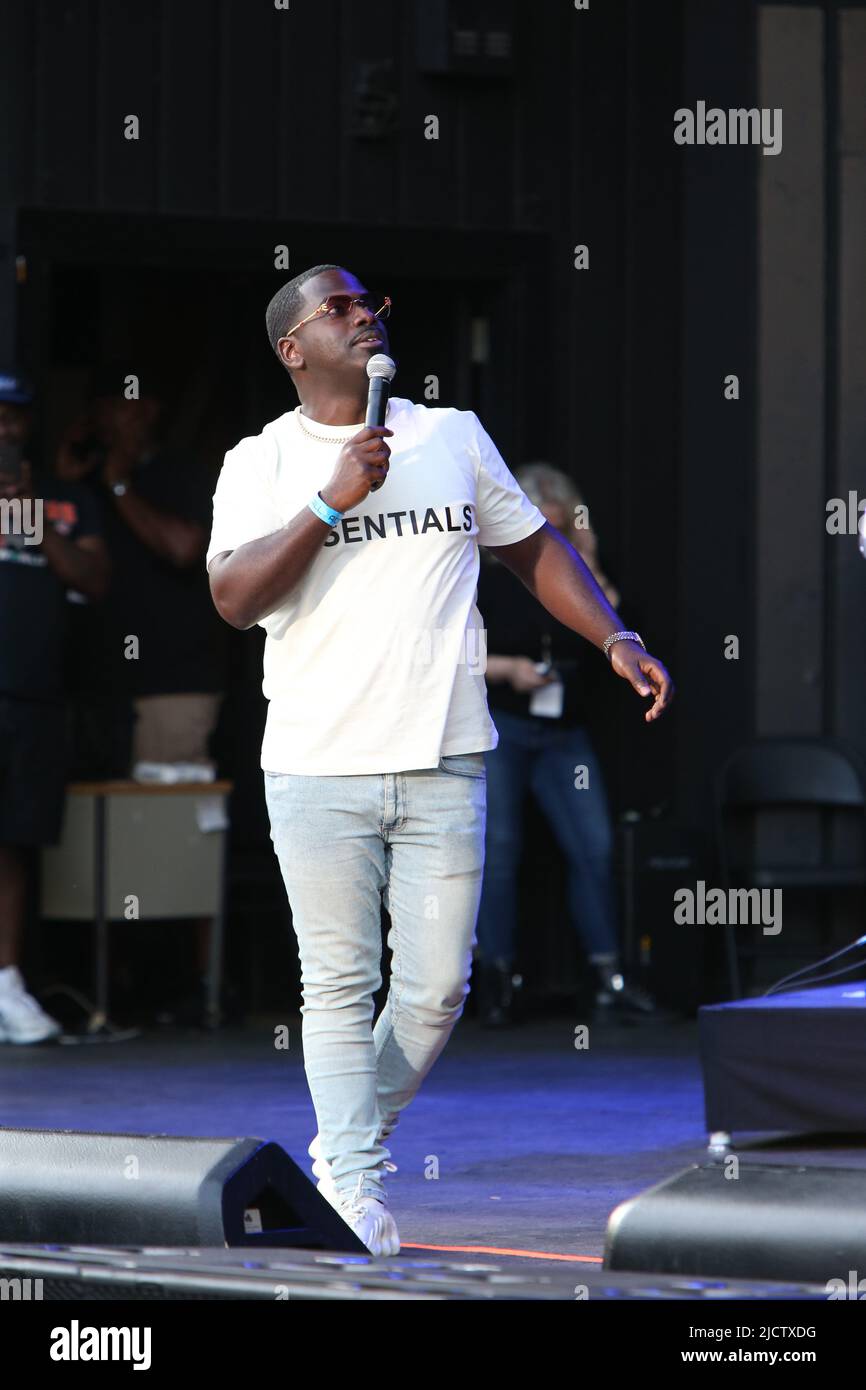 Comedian Skeet Carter performing live comedy at the Dell East Music ...