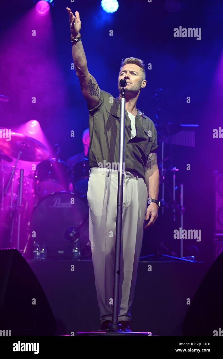 Boyzone singer and television & radio presenter Ronan Keating ...