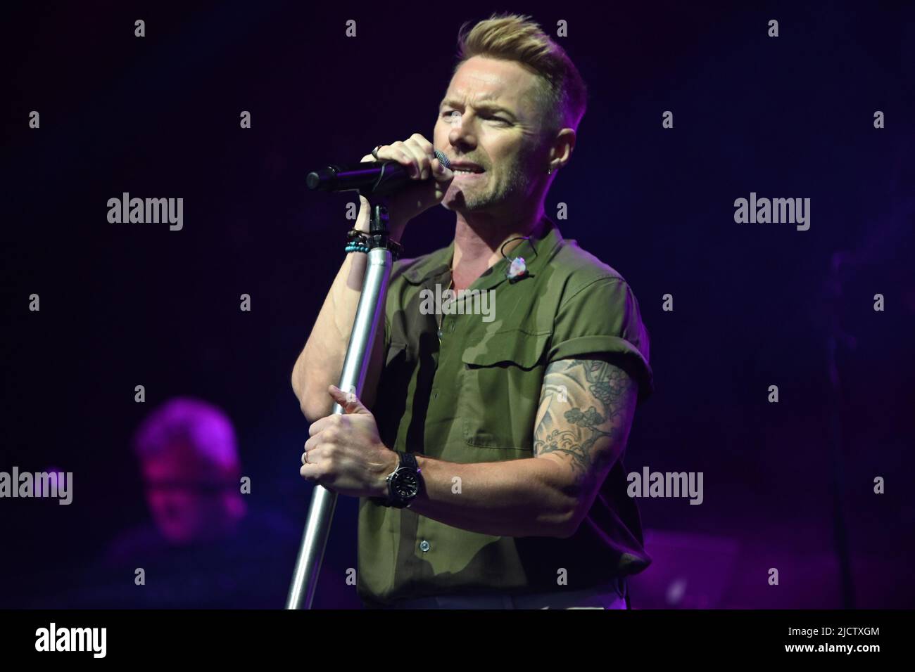 Boyzone singer and television & radio presenter Ronan Keating ...