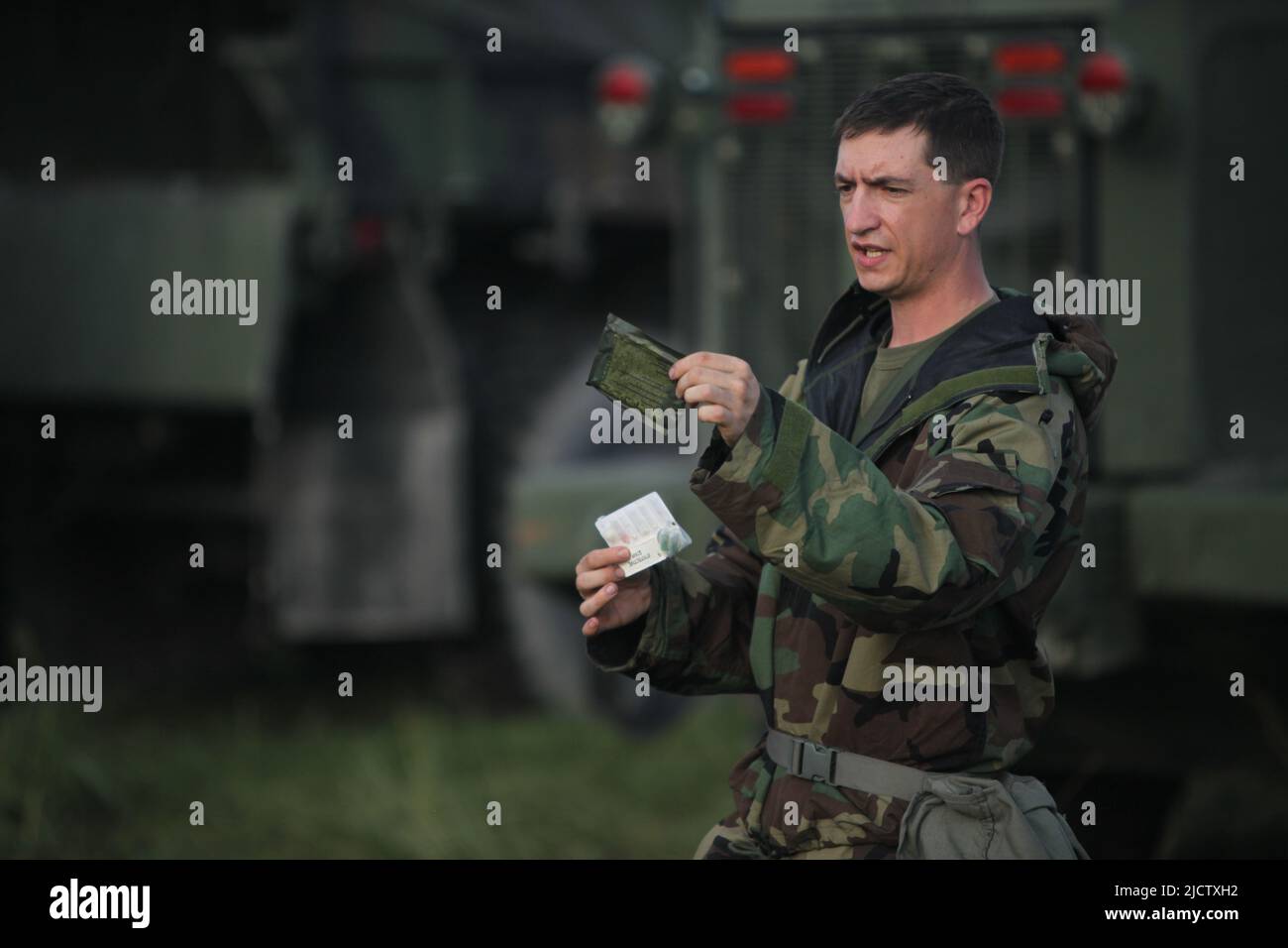 U S Marine Corps Chief Warrant Officer 2 Jason G Smith With