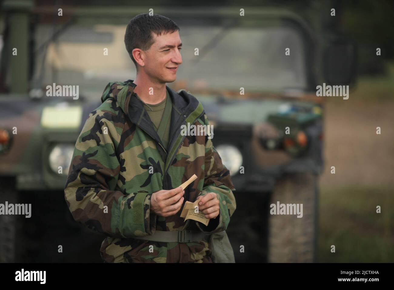 U S Marine Corps Chief Warrant Officer 2 Jason G Smith With