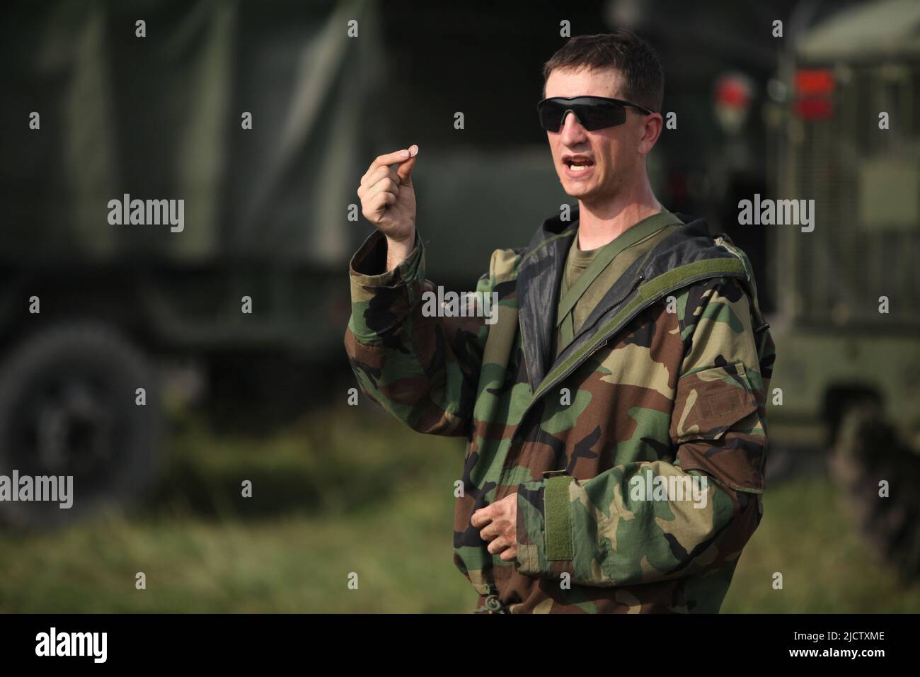 U S Marine Corps Chief Warrant Officer 2 Jason G Smith With