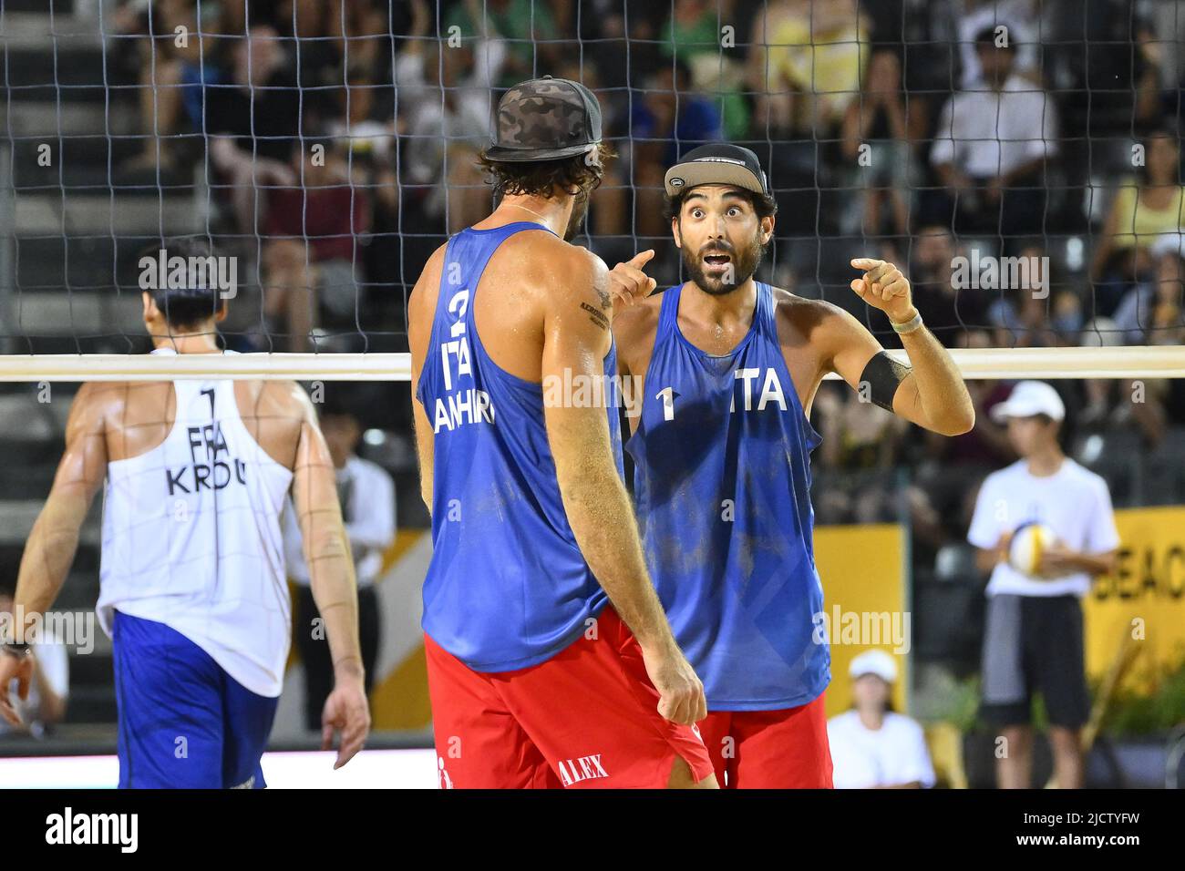 Rome, Italy. 15th June 2022, Daniele Lupo (ITA) during the Beach ...