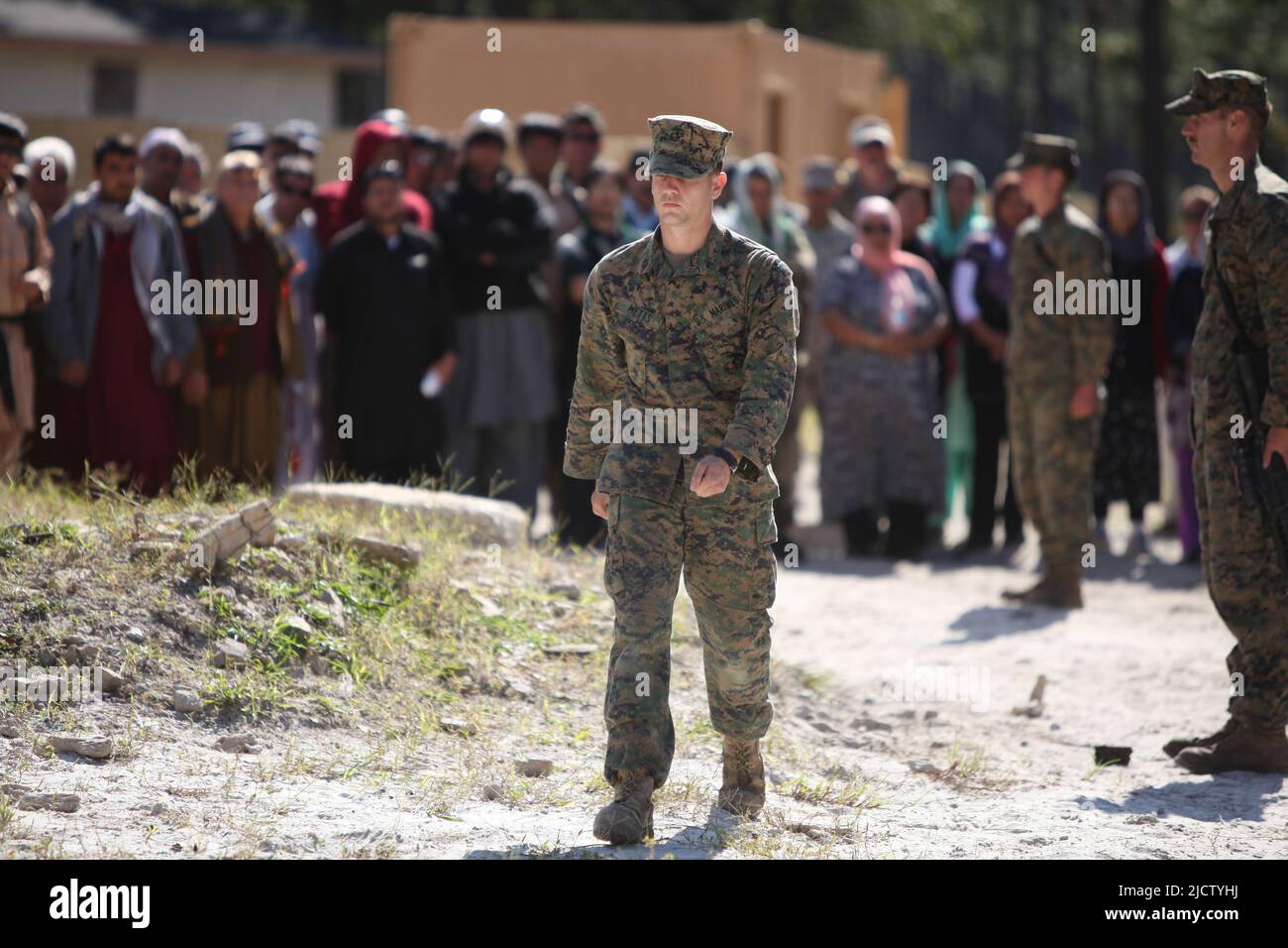 U.S. Marine Corps Lance Cpl Christopher Metts with Charlie Company, 1st ...