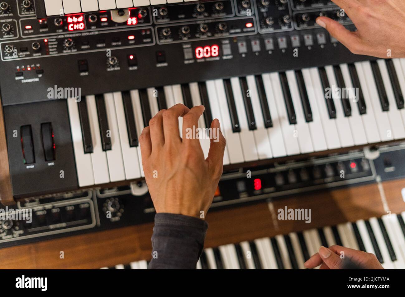 Keyboard and Synth Keys Stock Photo - Alamy