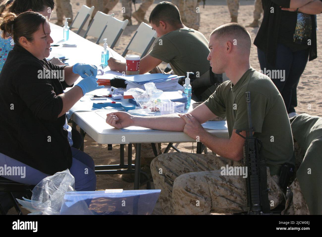 A U.S. Marine with 1st Battalion, 8th Marine Regiment (1/8), 2D Marine ...