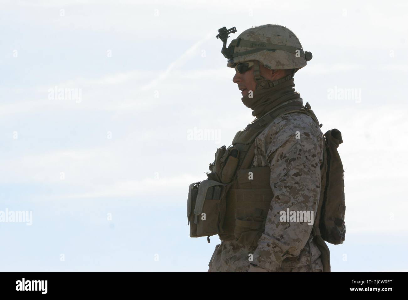 A U.S. Marine with 1st Battalion, 8th Marine Regiment (1/8), 2D Marine ...