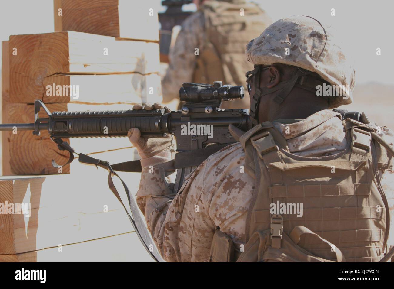 A U.S. Marine with 1st Battalion, 8th Marine Regiment (1/8), 2D Marine ...
